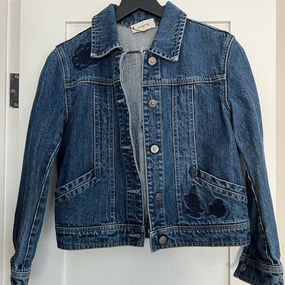 Coach | Jackets & Coats | Coach 941 Appliqu Denim Jacket Runway ...
